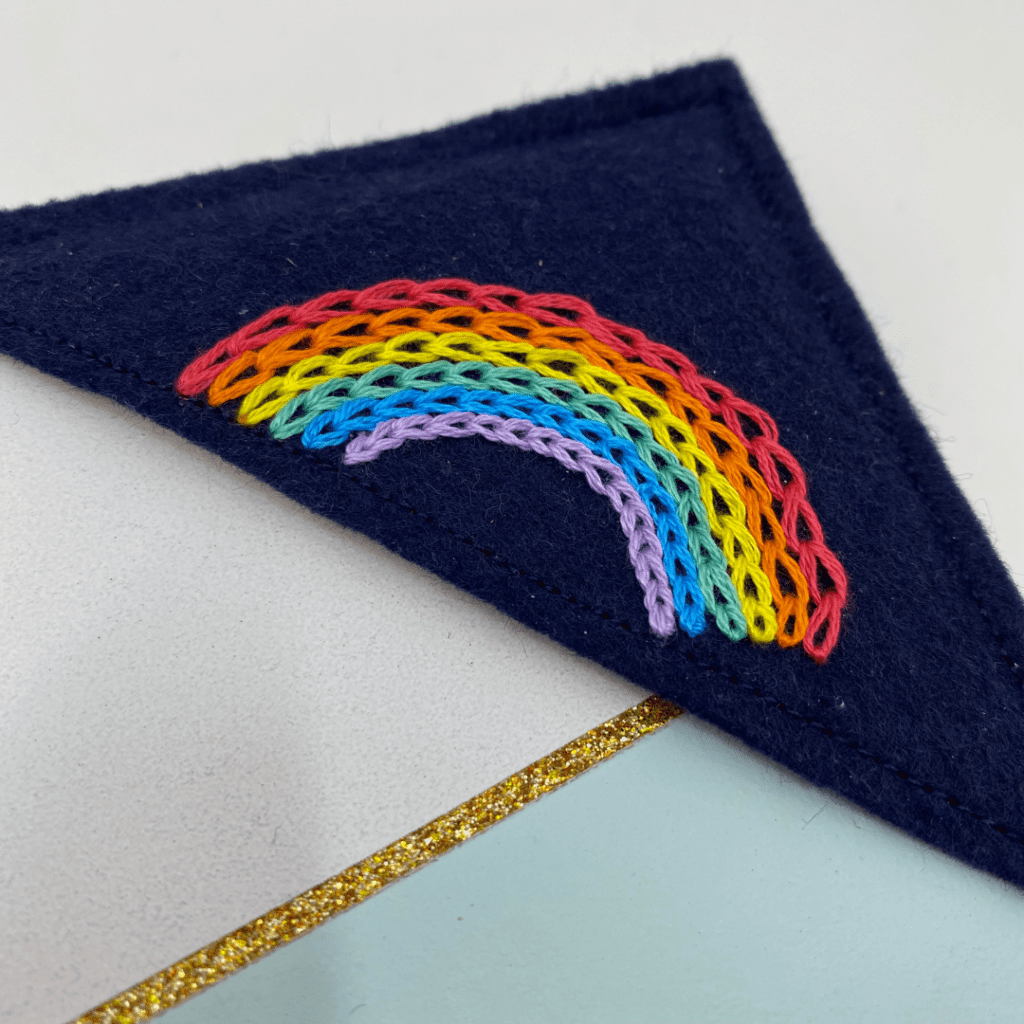 Embroidered corner bookmark, Book lovers gift, Bookmarks - Treasure ...