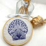 Pearl shell embroidery kit