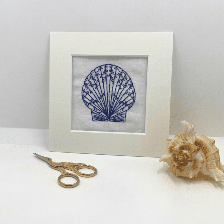Pearl shell embroidery kit