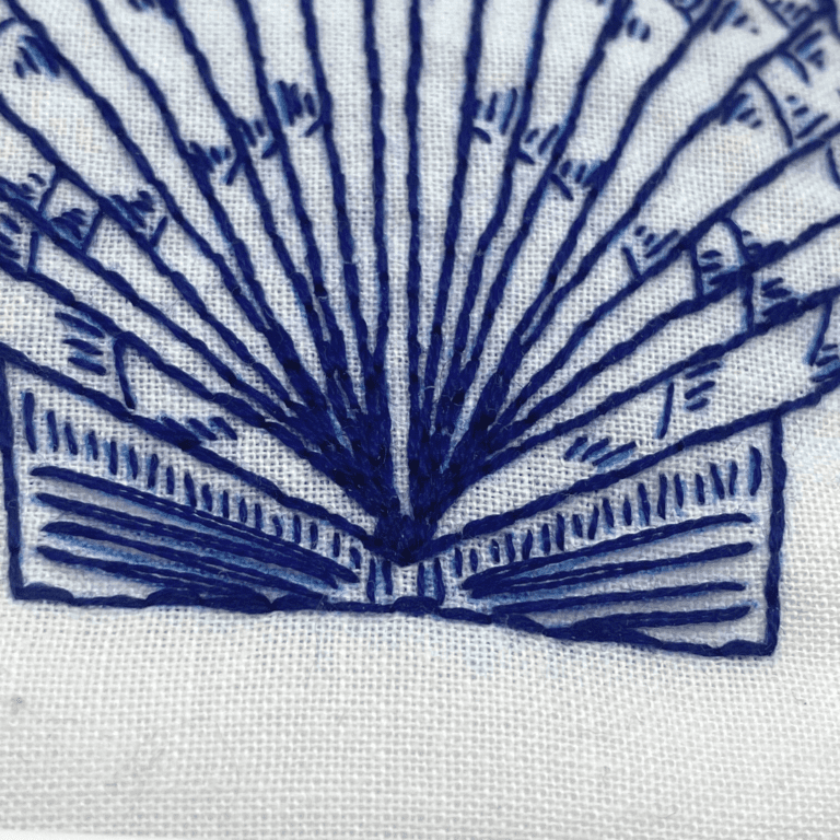 Pearl shell embroidery kit