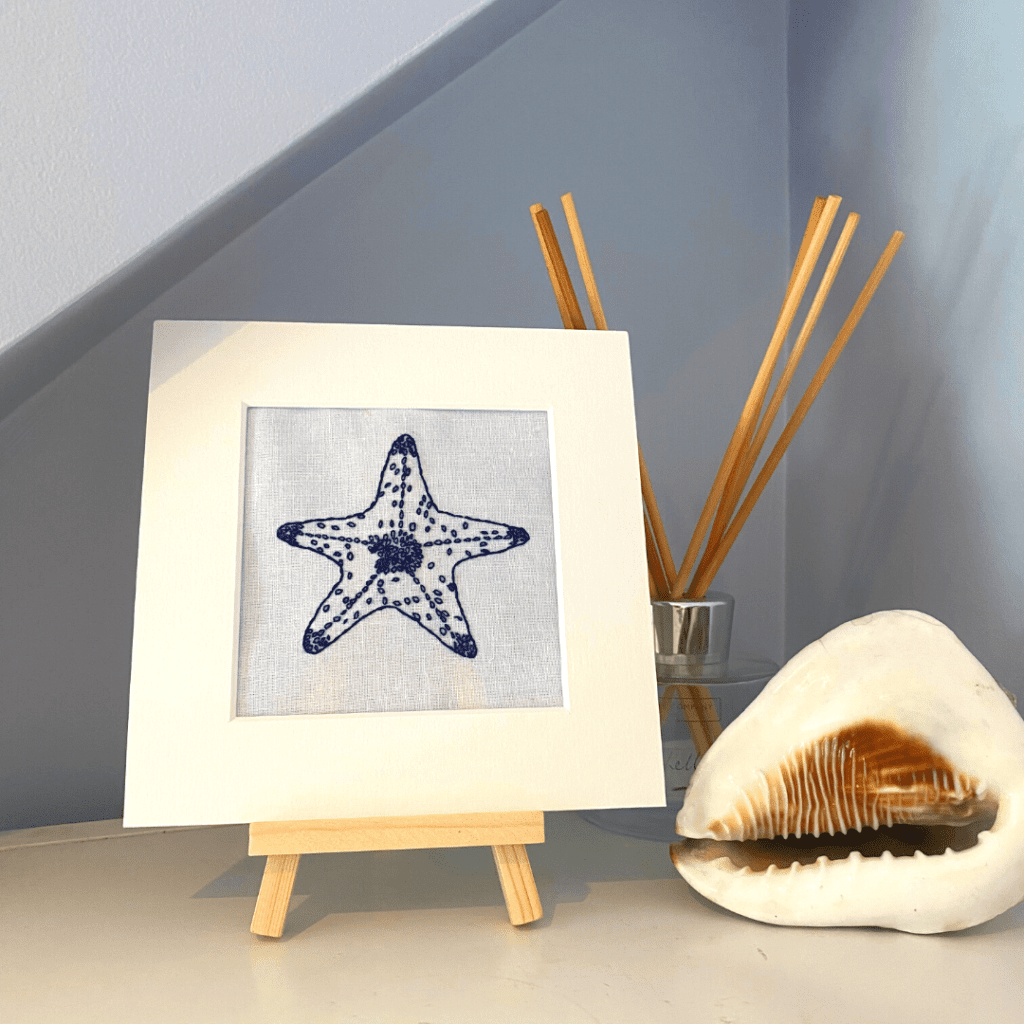 Starfish embroidery kit