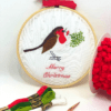 Christmas Robin Embroidery kit