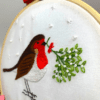 Christmas Robin Embroidery kit