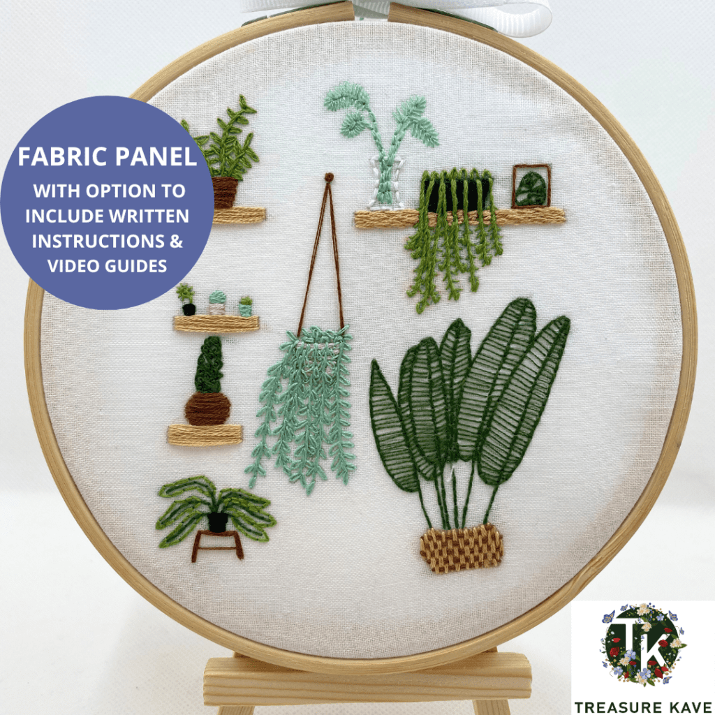 Embroidery patterns, panels and stick & stitch - Treasure Kave Embroidery
