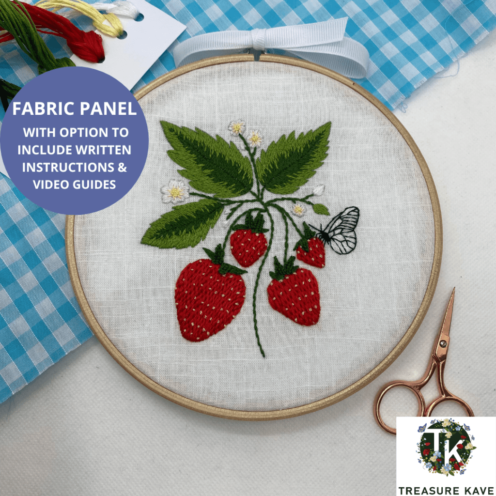 Embroidery patterns, panels and stick & stitch - Treasure Kave