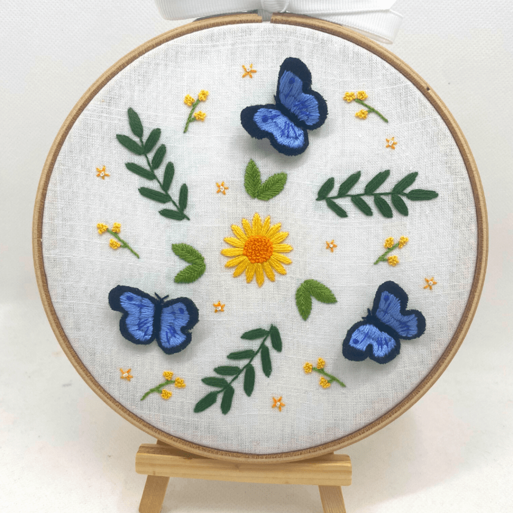 3D Butterfly Embroidery Kit, Stumpwork embroidery kit, Craft gift ...