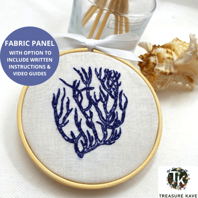 Embroidery patterns, panels and stick & stitch - Treasure Kave Embroidery