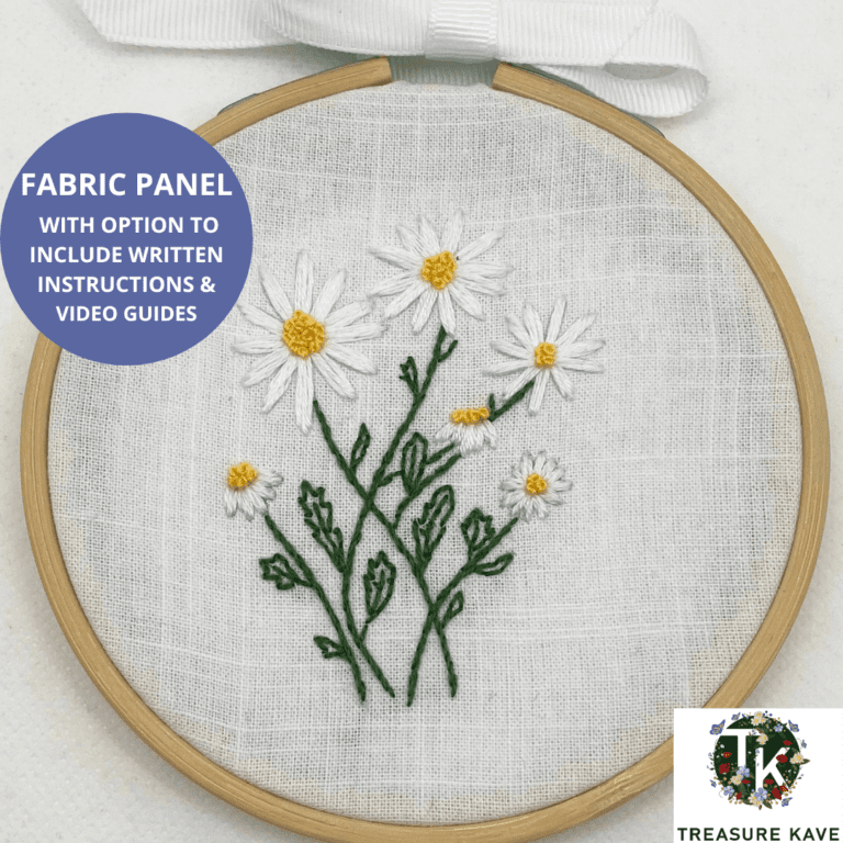 Embroidery patterns, panels and stick & stitch - Treasure Kave Embroidery