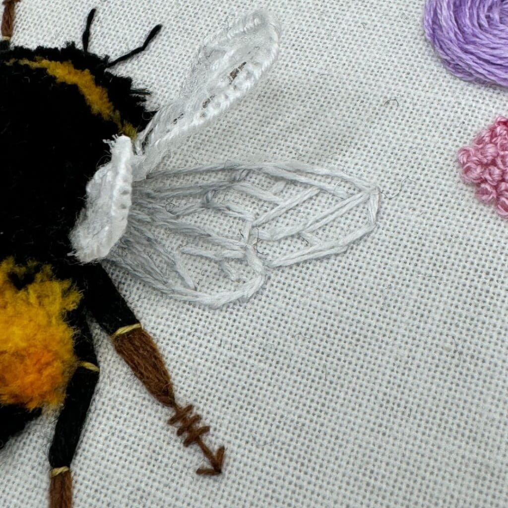 3D Bee Embroidery Kit, Stumpwork embroidery kit, Craft gift ...