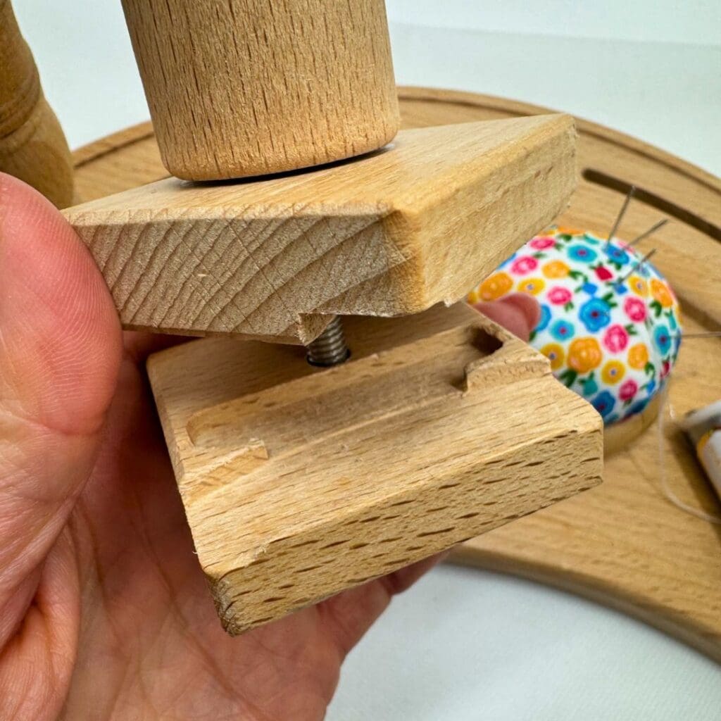 Tabletop embroidery stand - Treasure Kave Embroidery