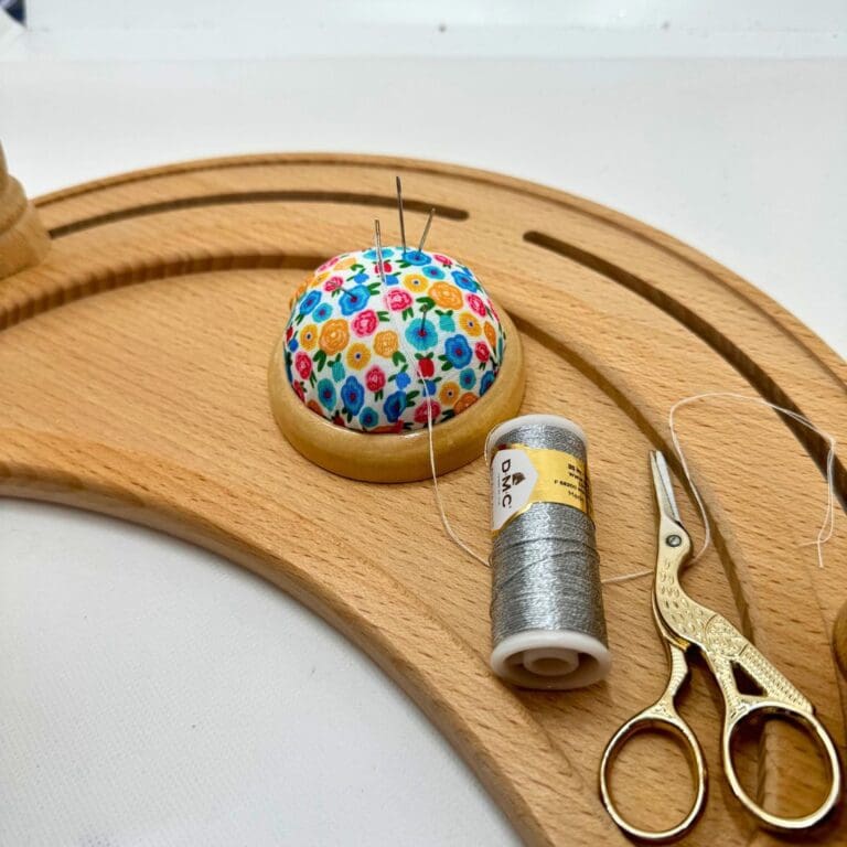 Tabletop embroidery stand - Treasure Kave Embroidery