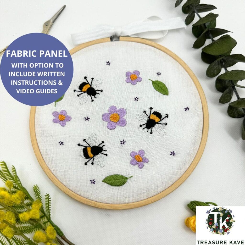 Embroidery patterns, panels and stick & stitch - Treasure Kave Embroidery