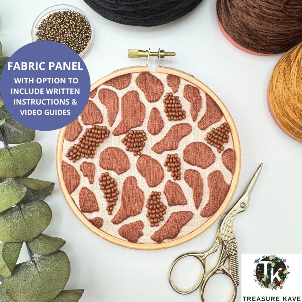 Embroidery patterns, panels and stick & stitch - Treasure Kave Embroidery